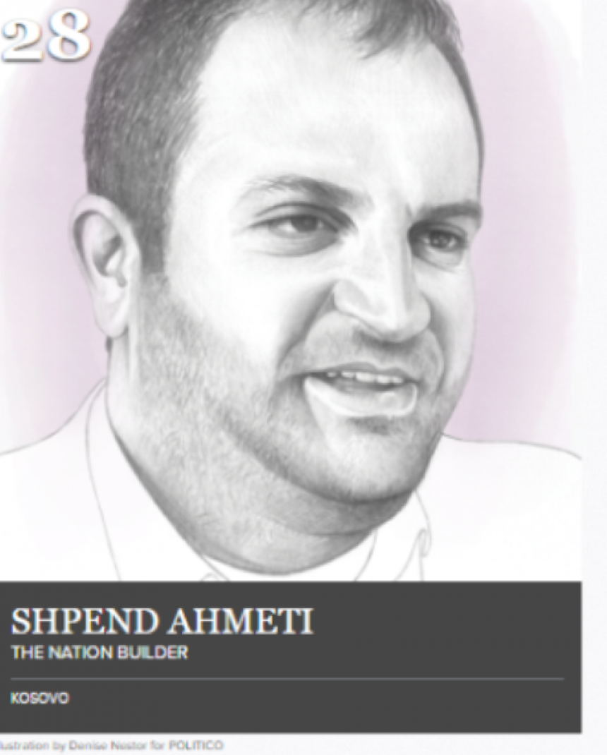 Shpend Ahmeti, l’une des 28 personnalités qui façonnent l’Europe - Albinfo