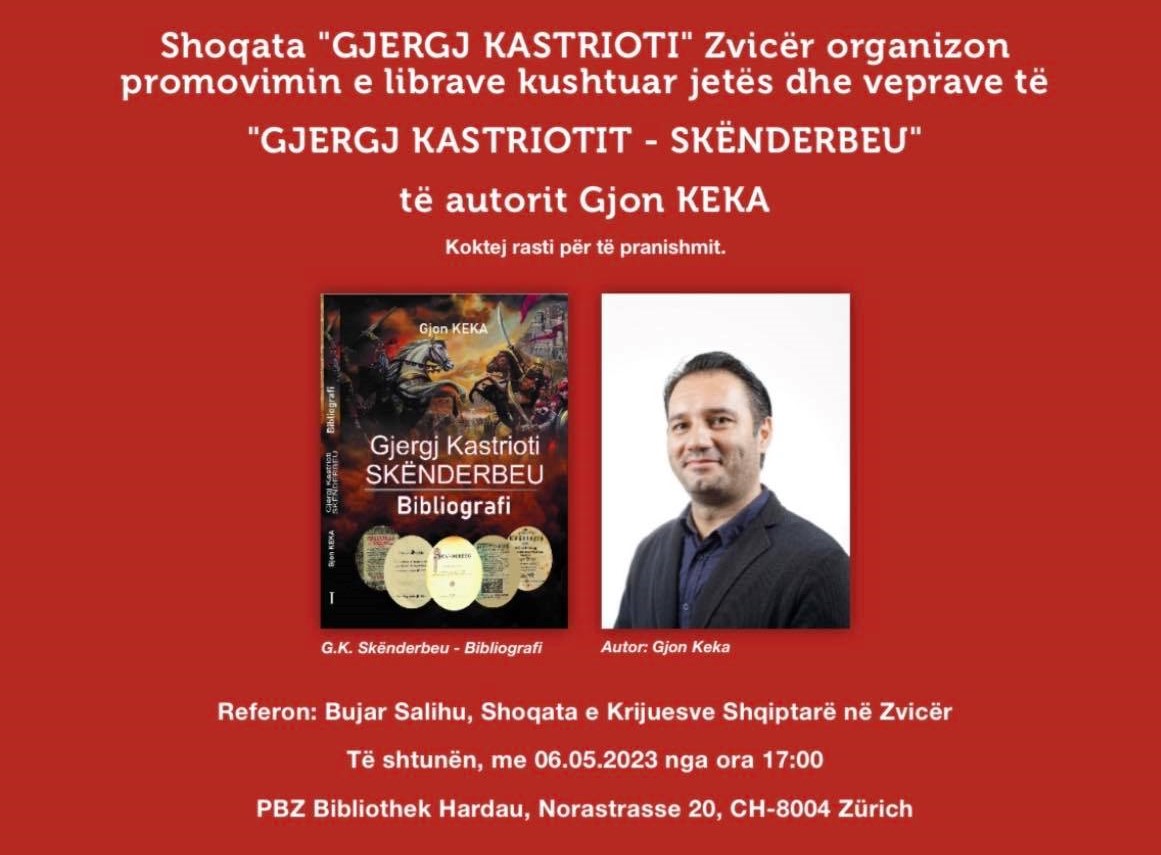 Cyrih: Promovohet libri "Gjergj Kastrioti-Skënderbeu, bibliografi" nga ...