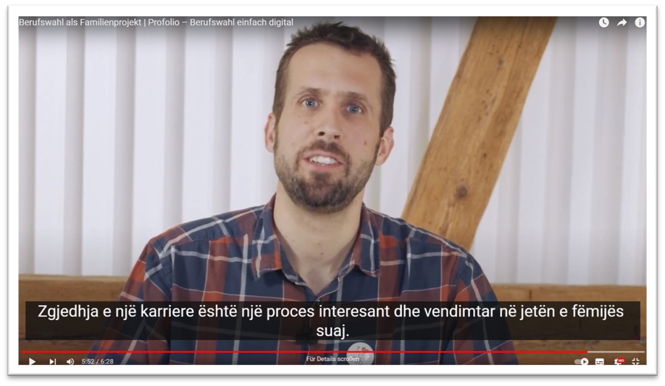 Berufsberater entwickelt Berufswahl-App auf albanisch - Albinfo