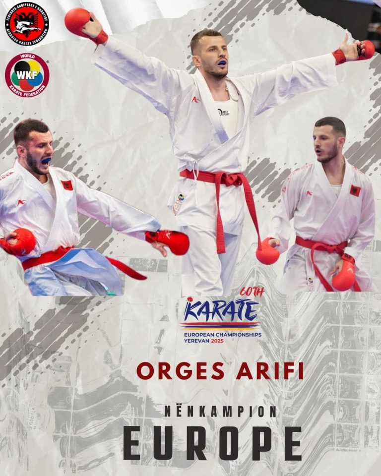 Orges Arifi gewinnt Silbermedaille bei der Karate-Europameisterschaft ...