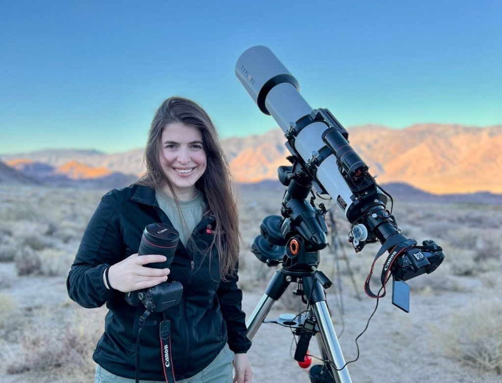 Pranvera Hyseni bedient die Teleskope der NASA auf dem Mauna Kea - Albinfo
